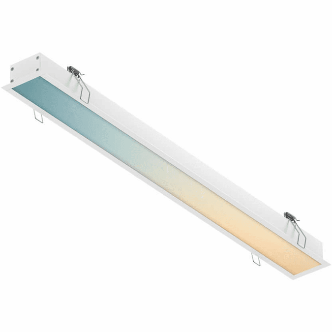 DALS Lighting DCP-LNR48-WH Boulevard Pro Modern Matt white LED 48 ...