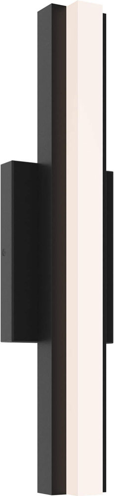 DALS Lighting DCP-LWS19 Architect Wall Contemporary Black LED Outdoor ...