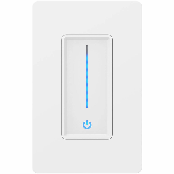 DALS Lighting DD1260 Slide Modern White LED Dimmer - DLS-DD1260