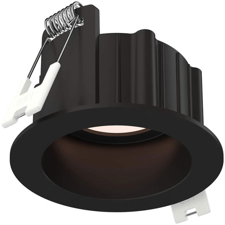 DALS Lighting DRR2-CC-BK Notch Modern White LED 2" Recessed Light ...