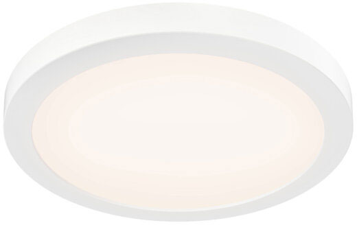 DALS Lighting FMM12-CC-WH Radiance Modern White LED 12" Ceiling Light ...