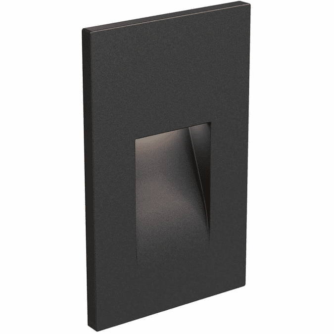 DALS Lighting LEDSTEP002D-CC-BK Echo Contemporary Black LED Outdoor ...