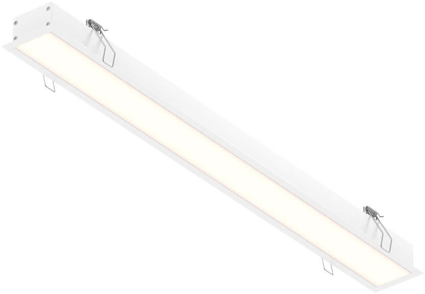 DALS Lighting LNR24-CC-V-WH Contemporary Matt White LED 5CCT Flush ...