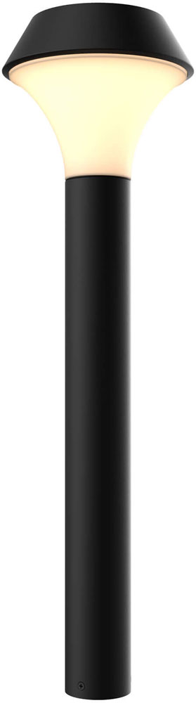 DALS Lighting LPL26-CC-BK Beacon Modern Black LED Exterior Landscaping ...
