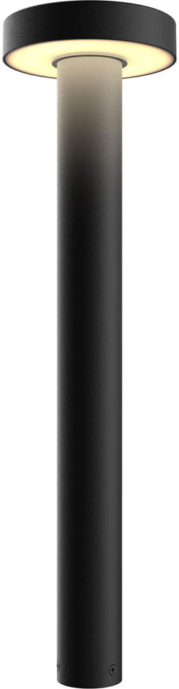 DALS Lighting LPP20-3K-BK Modern Black LED Exterior Landscape Light Fixture - DLS-LPP20-3K-BK