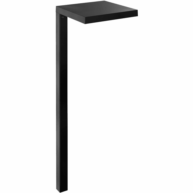 DALS Lighting LSQP-CC-BK Contemporary Black LED 5CCT Exterior Pathway ...