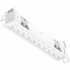 DALS Lighting MSL10G-CC-AWH PinPoint Modern LED 10-Light Linear ...