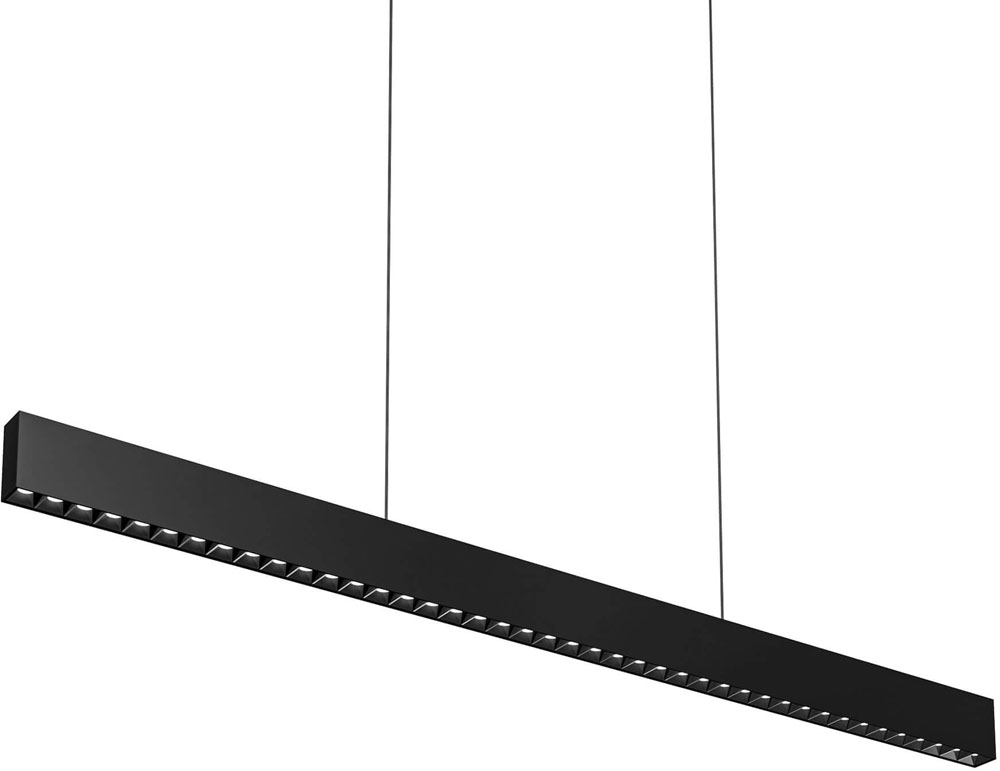 DALS Lighting MSLPD48-CC-BK PinPoint Linear Contemporary LED Island ...