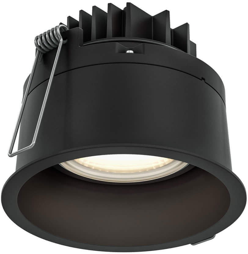 DALS Lighting RGM4-CC-BK Contemporary Black LED CCT 4 Inch Round Gimbal ...