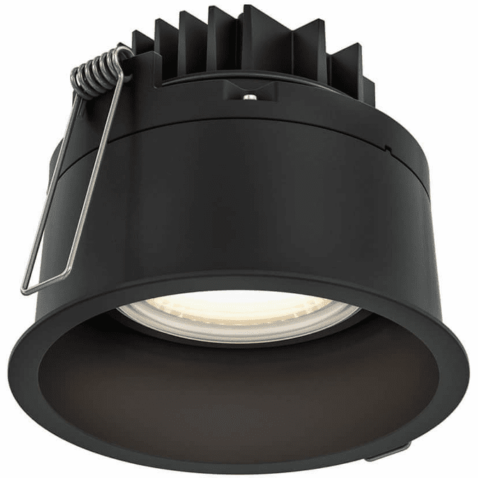DALS Lighting RGM4-CC-BK Contemporary Black LED CCT 4 Inch Round Gimbal ...