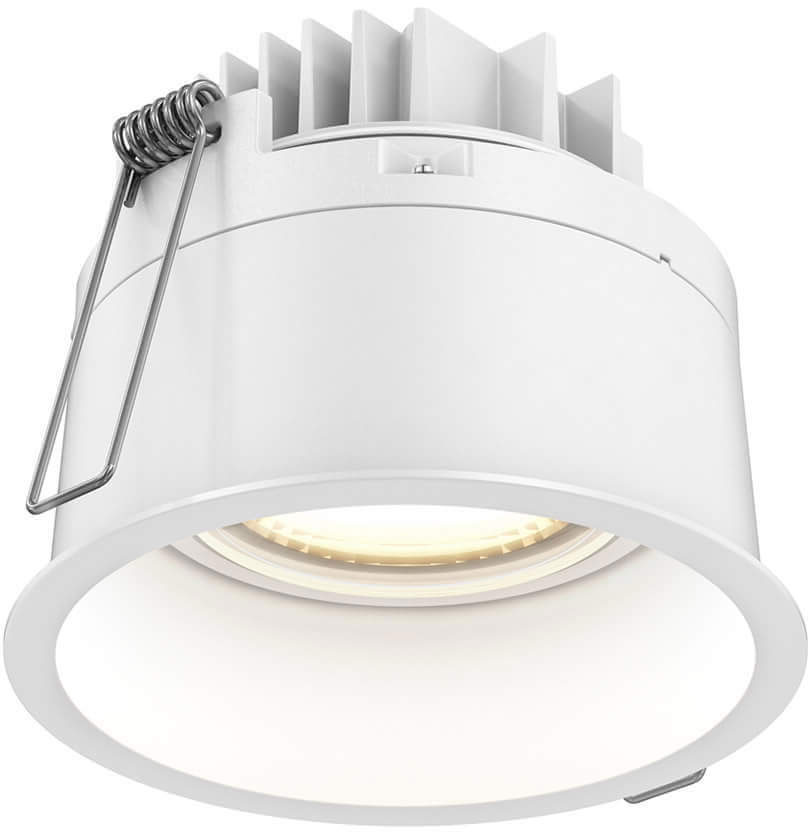 DALS Lighting RGM4-CC-WH Contemporary White LED CCT 4 Inch Round Gimbal ...
