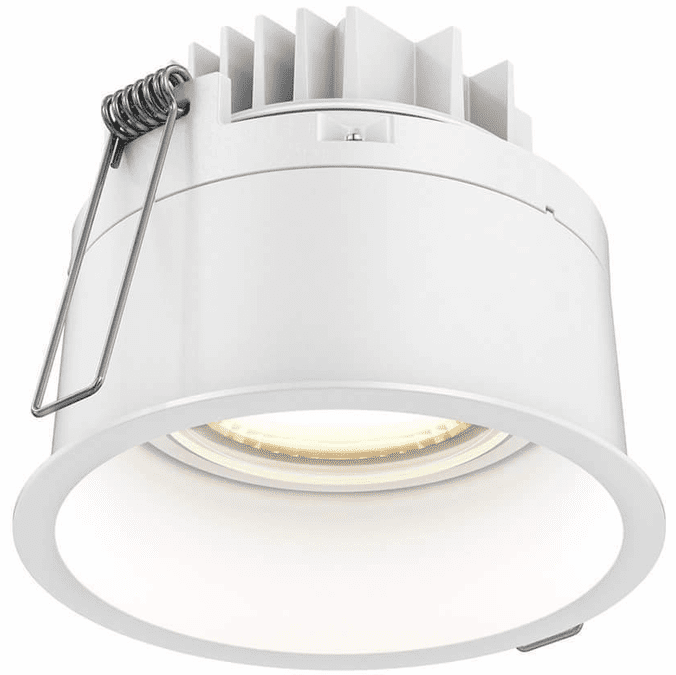 DALS Lighting RGM4-CC-WH Contemporary White LED CCT 4 Inch Round Gimbal ...