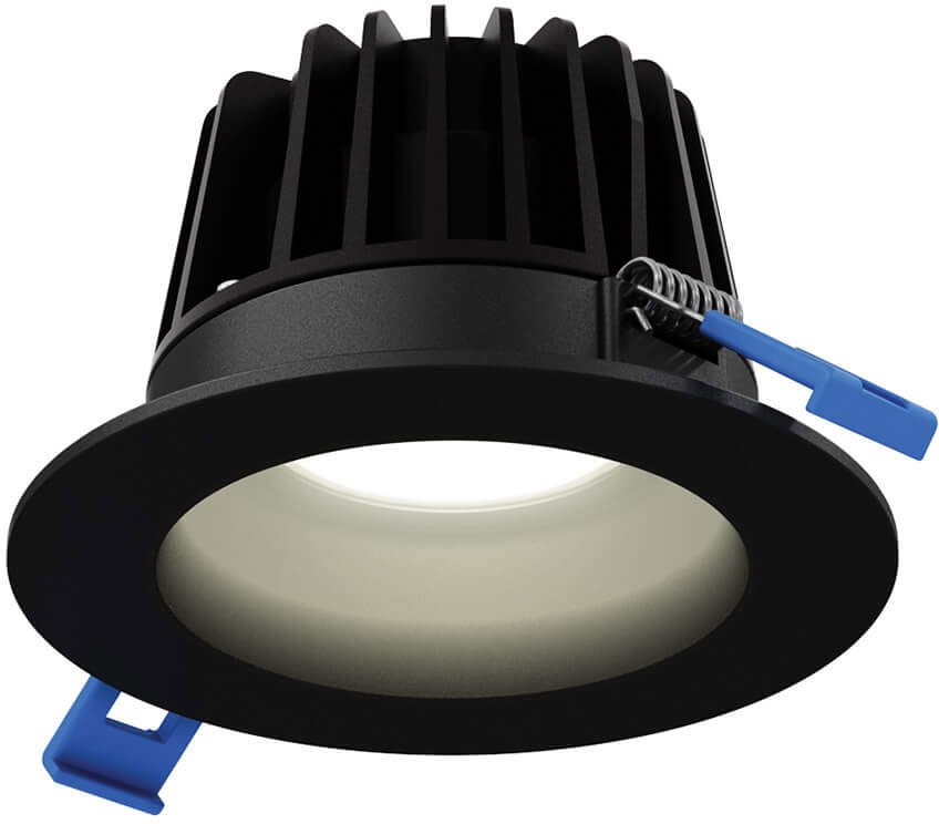 DALS Lighting RGR4-CC-BK Contemporary Black LED 4 Inch Round Gimbal ...