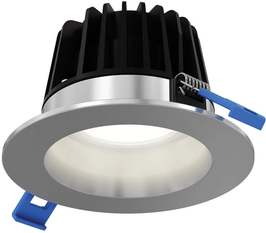 DALS Lighting RGR4-CC-SN Contemporary Satin Nickel LED 4 Inch Round ...