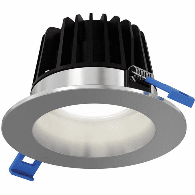 DALS Lighting RGR4-CC-SN Contemporary Satin Nickel LED 4 Inch Round ...