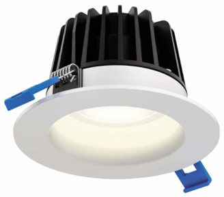 DALS Lighting RGR6-CC-WH Modern White LED 6 Inch Round Gimbal Recessed ...
