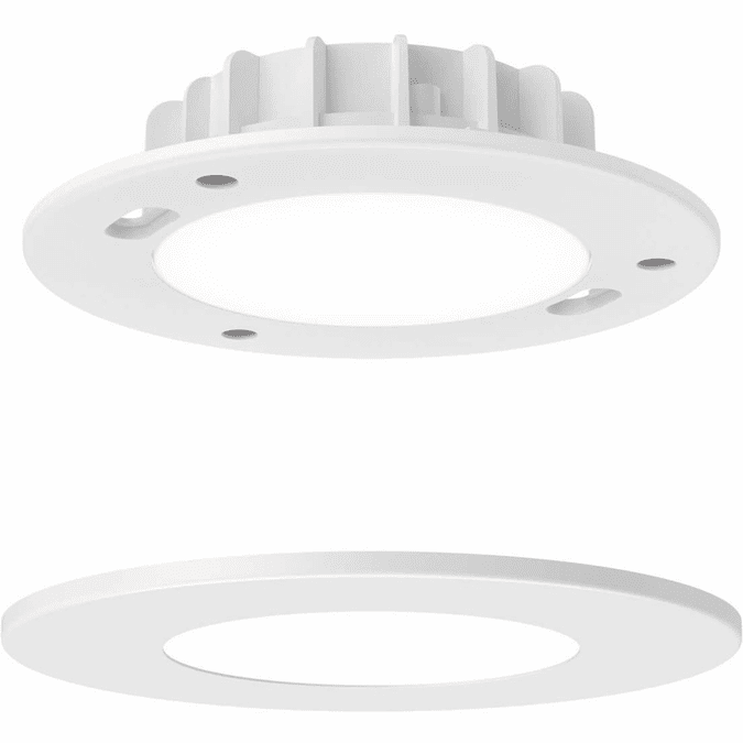 DALS Lighting RTJB4-CC-WH Alter Series Contemporary White LED 4" Down ...