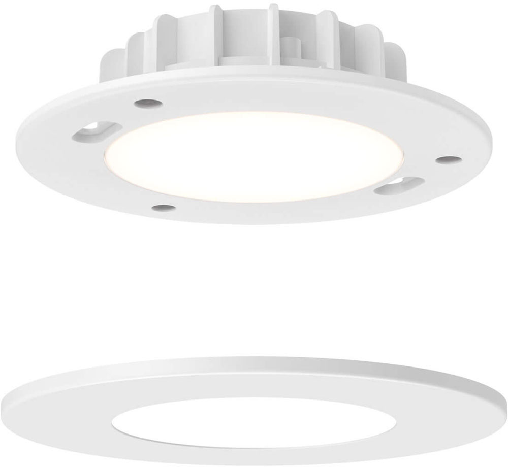 DALS Lighting RTJB4-CC-WH Alter Series Contemporary White LED 4" Down ...
