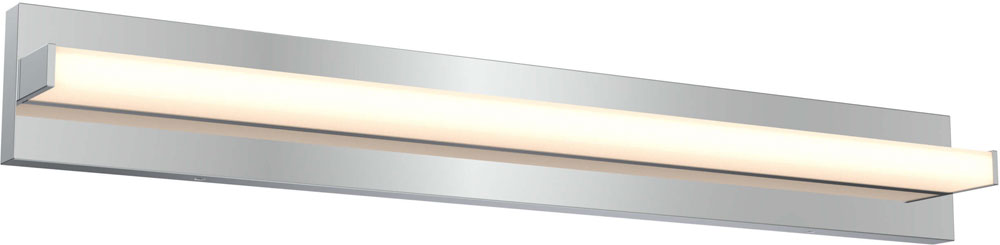 DALS Lighting VAL36-CC-CH Ledge Modern LED 36" Vanity Lighting Fixture ...