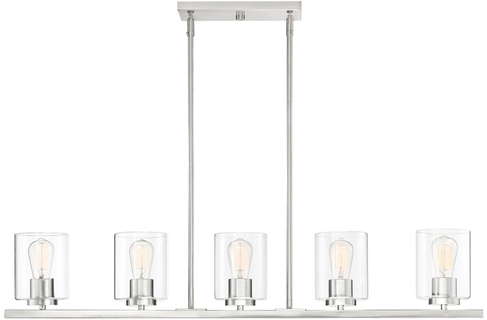 Designers Fountain 93038-SP Liam Modern Satin Platinum Kitchen Island ...