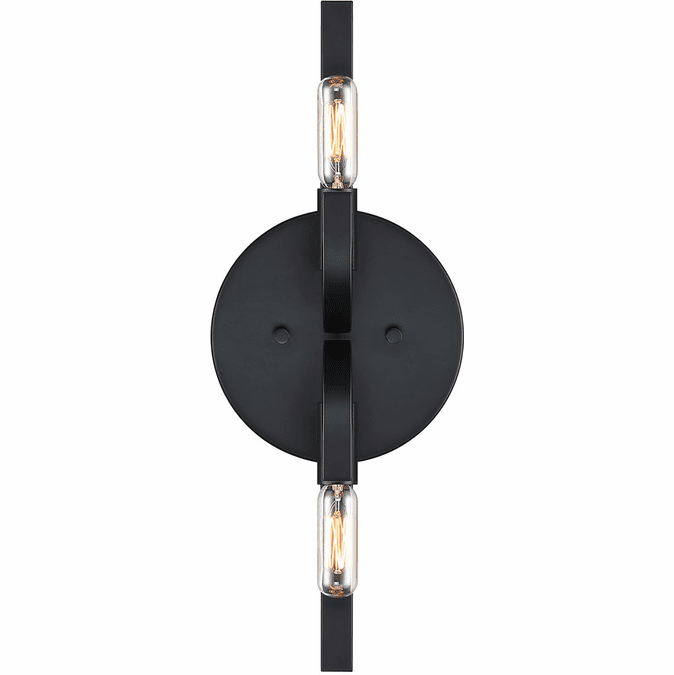 Designers Fountain D314C-2WS-MB Skye Modern Matte Black Sconce Lighting ...