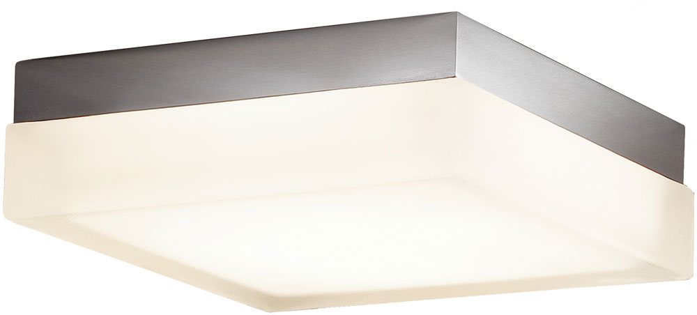 dweLED by WAC FM-4006-BN Dice Modern Brushed Nickel LED 6" Ceiling ...