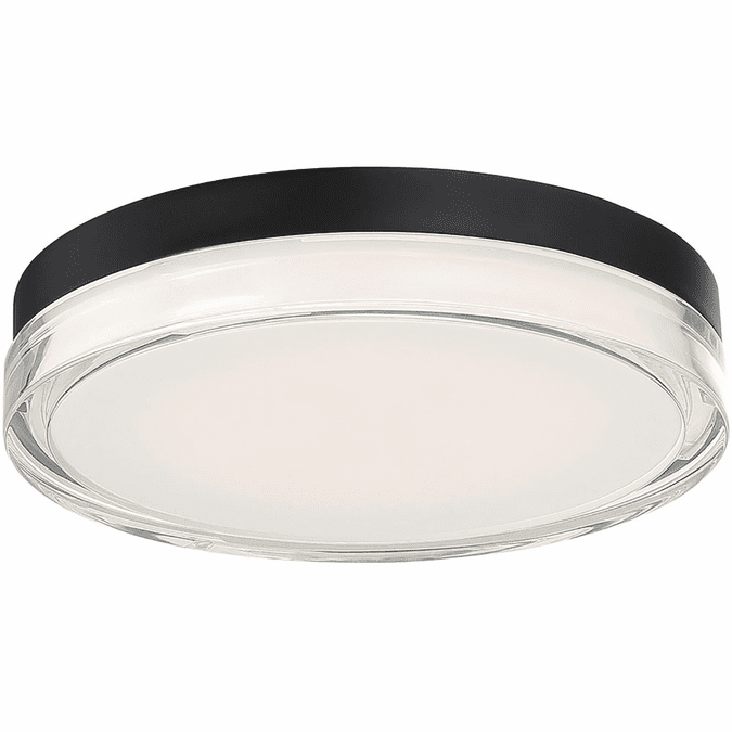 dweLED by WAC FM-W57812-BK Dot Contemporary Black LED 12.25" Ceiling ...