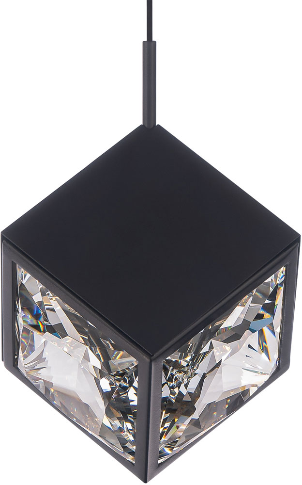 dweLED by WAC PD-29308-BK Ice Cube Contemporary Black LED Mini Ceiling Pendant Light - DWE-PD ...