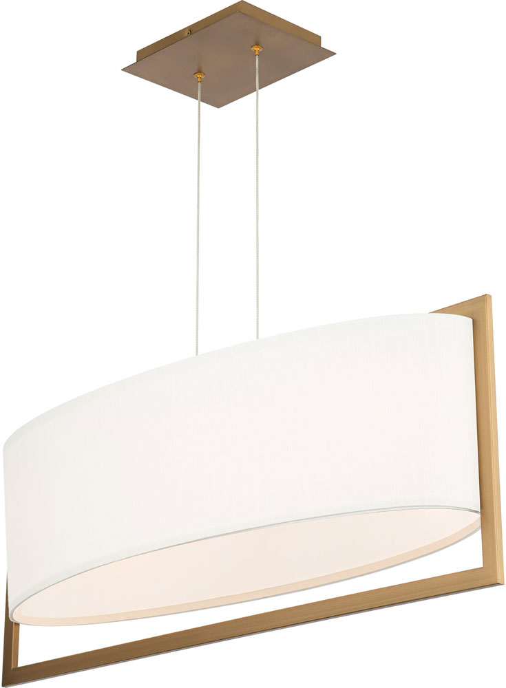 dweLED by WAC PD-33331-AB Park Avenue Modern Aged Brass LED Kitchen ...