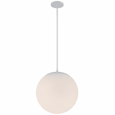 dweLED by WAC PD-52307-WT Niveous Contemporary White LED Mini Hanging ...