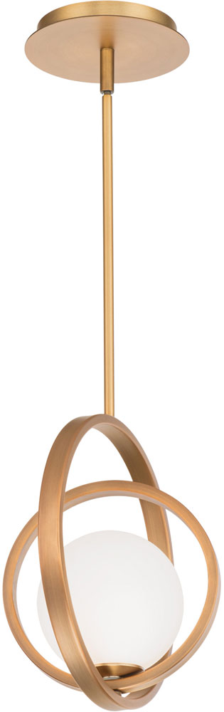 dweLED by WAC PD-61110-AB Ellington Modern Aged Brass LED Drop Ceiling ...