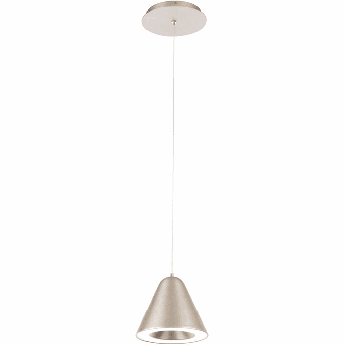 dweLED by WAC PD-72006-SN Kone Contemporary Satin Nickel LED Mini ...