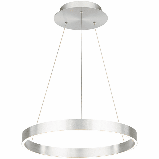 dweLED by WAC PD-81118-AL Sirius Modern Brushed Aluminum LED 18 ...