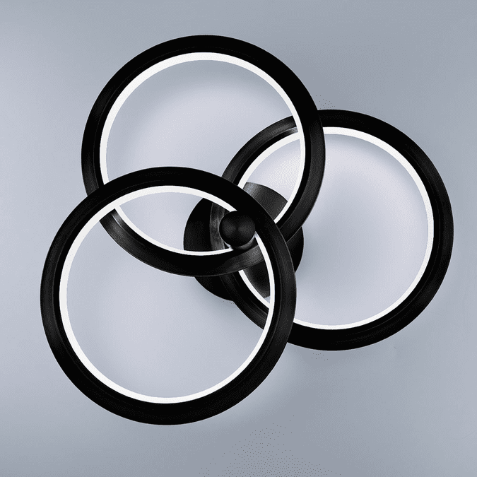 dweLED by WAC PD-94940-BK Solaris Modern Black LED Pendant Light ...