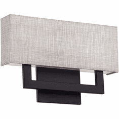 dweLED by WAC WS-13115-BO Manhattan Modern Brushed Bronze LED 15 ...