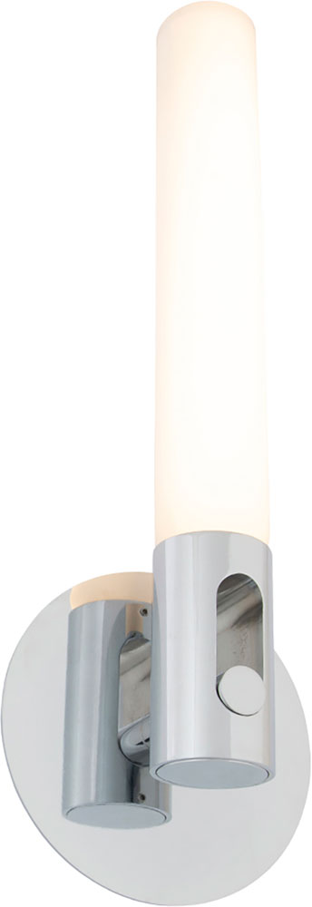 dweLED by WAC WS-24016-CH Clare Modern Chrome LED Wall Lighting Sconce ...