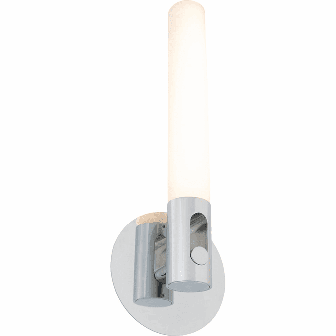dweLED by WAC WS-24016-CH Clare Modern Chrome LED Wall Lighting Sconce ...