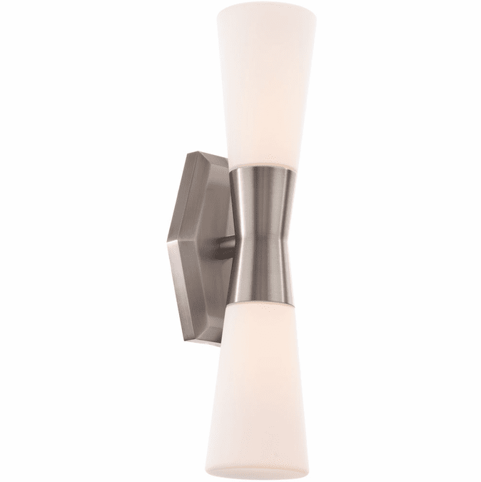 dweLED by WAC WS-30018-BN Locke Contemporary Brushed Nickel LED Wall Lighting Sconce - DWE-WS ...