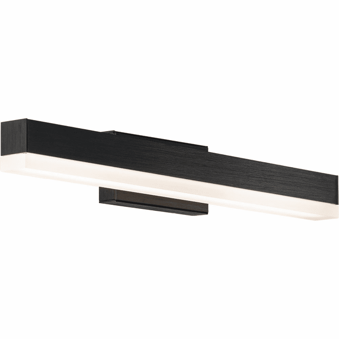 dweLED by WAC WS-41119-BK Styx Modern Black LED 19" Bathroom Wall Sconce - DWE-WS-41119-BK