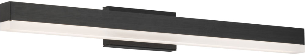 dweLED by WAC WS-41125-BK Styx Modern Black LED 25" Bathroom Lighting Sconce - DWE-WS-41125-BK