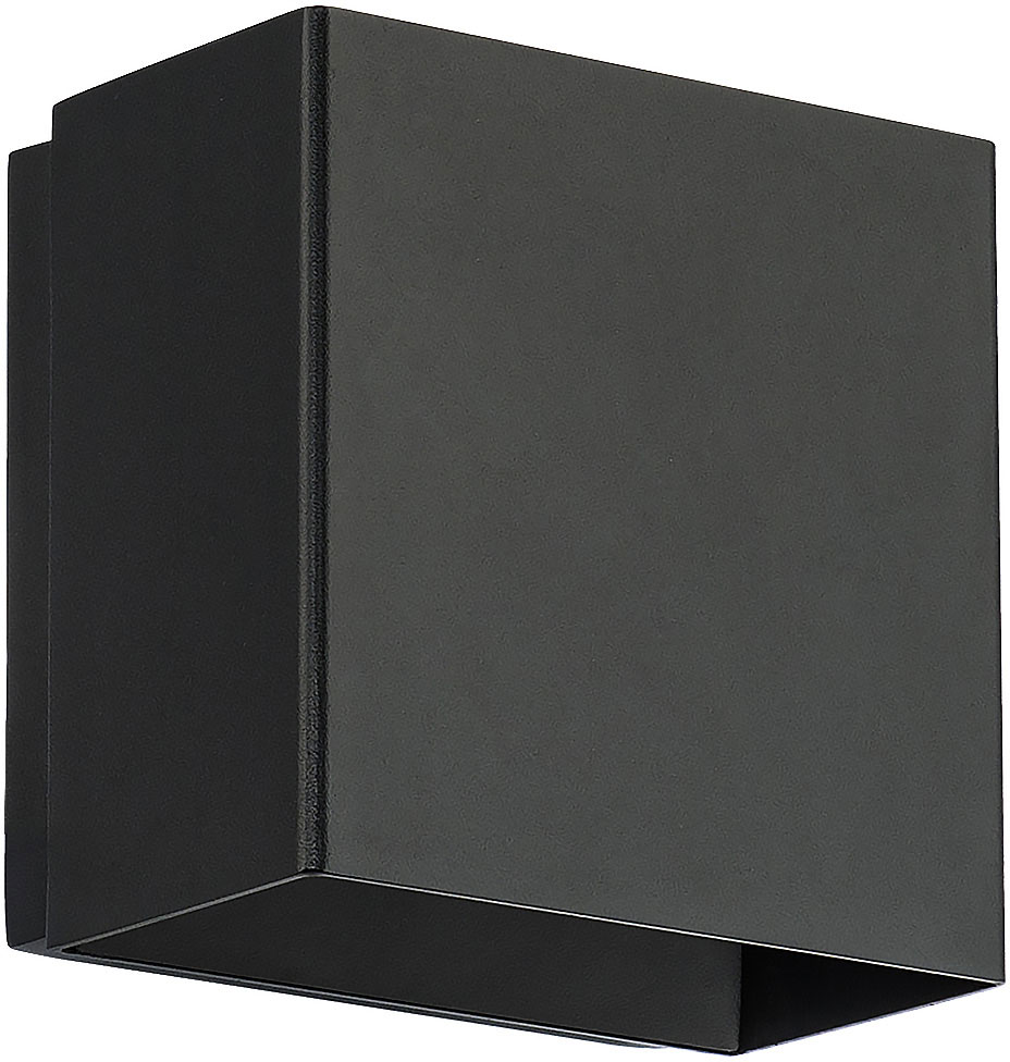dweLED by WAC WS-45105-BK Boxi Modern Black LED Lighting Sconce - DWE ...