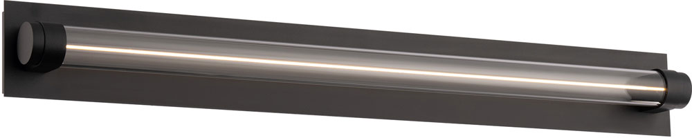 dweLED by WAC WS-51327-BK Jedi Contemporary Black LED 27" Bathroom Wall Sconce - DWE-WS-51327-BK