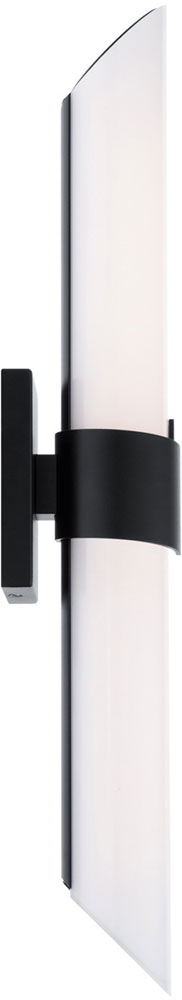 dweLED by WAC WS-53223-BK Fallon Contemporary Black LED Bath Light Fixture - DWE-WS-53223-BK