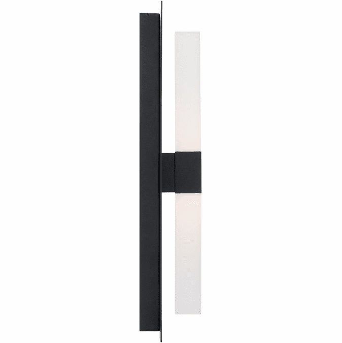 dweLED by WAC WS-61216-BK Camelot Contemporary Black LED Wall Lamp - DWE-WS-61216-BK