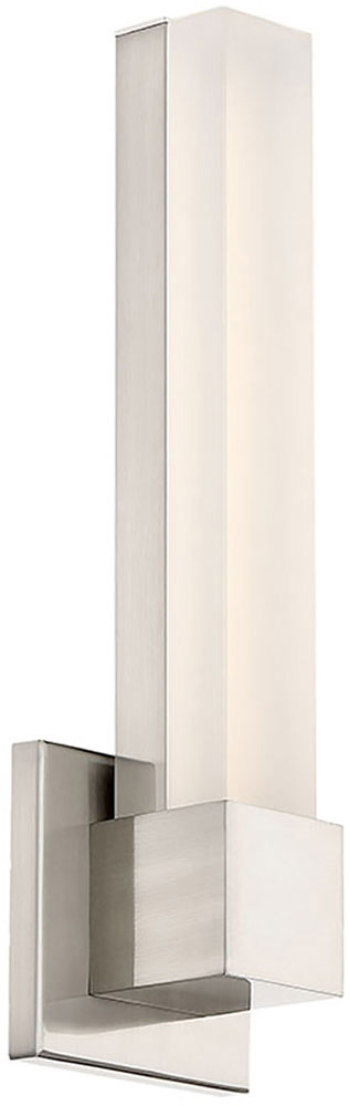 dweLED by WAC WS-69815-BN Esprit Contemporary Brushed Nickel LED Bath Lighting Sconce - DWE-WS ...