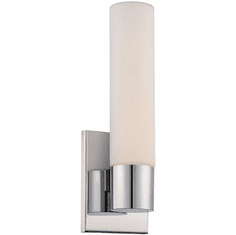 dweLED by WAC WS-7213-BN Elementum Contemporary Brushed Nickel LED Bathroom Sconce Lighting ...