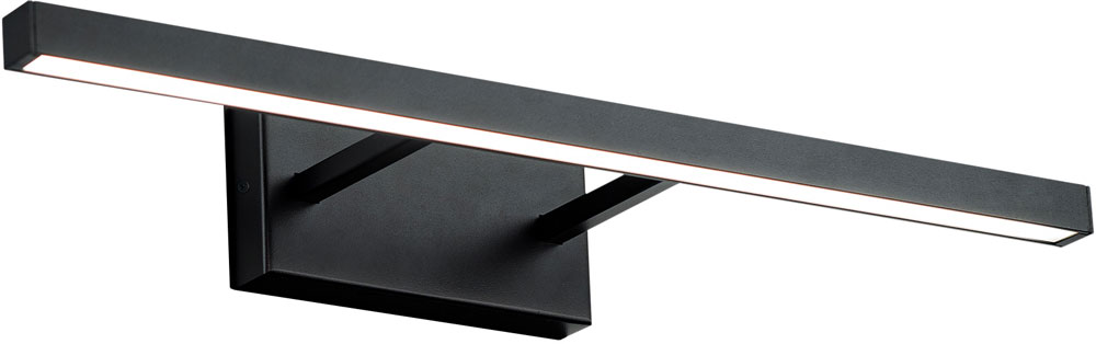 dweLED by WAC WS-73117-BK Parallax Contemporary Black LED 18" Bathroom Vanity Light - DWE-WS ...