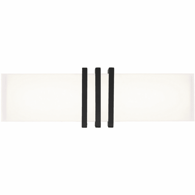 dweLED by WAC WS-75318-BK Minibar Contemporary Black LED 18" Bathroom Sconce Lighting - DWE-WS ...