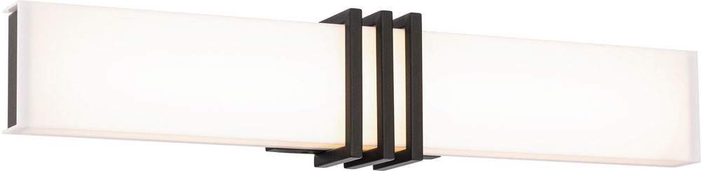 dweLED by WAC WS-75328-BK Minibar Modern Black LED 28" Bathroom Vanity ...