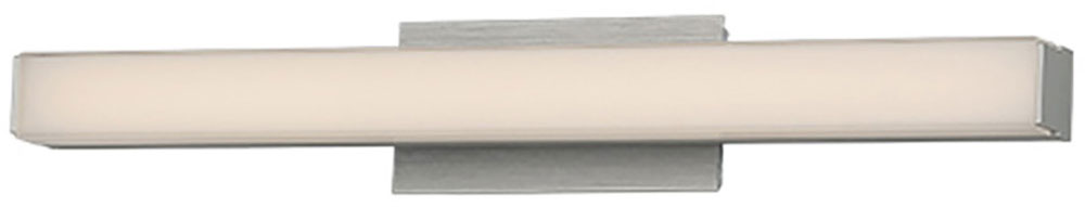 dweLED by WAC WS-77618-AL Brink Modern Brushed Aluminum LED 18" Bathroom Sconce - DWE-WS-77618-AL_